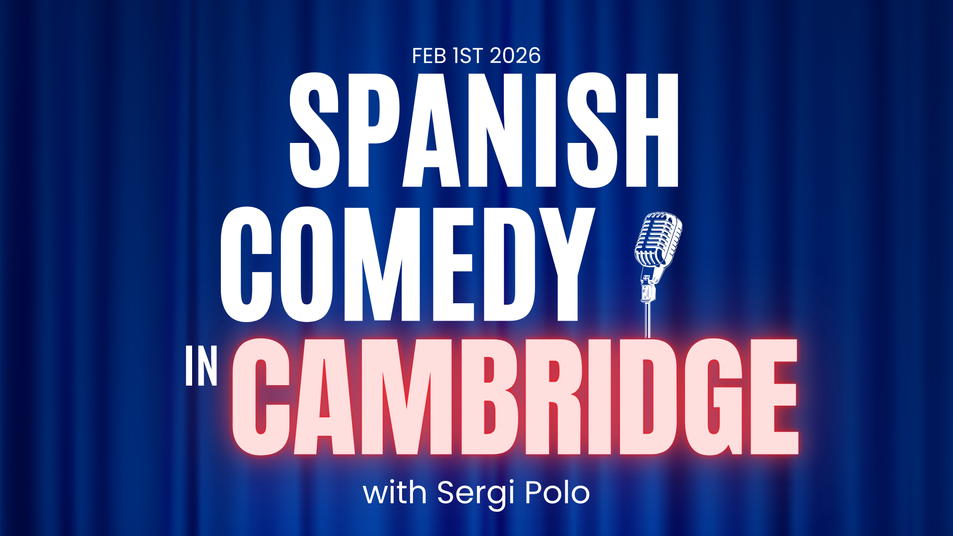 Sergi Polo: Spanish Comedy In Cambridge | Cambridge Junction
